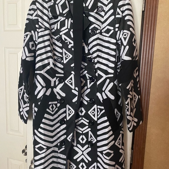 Ashro | Jackets & Coats | Ashro Beautiful Black And White Jacket Xl ...